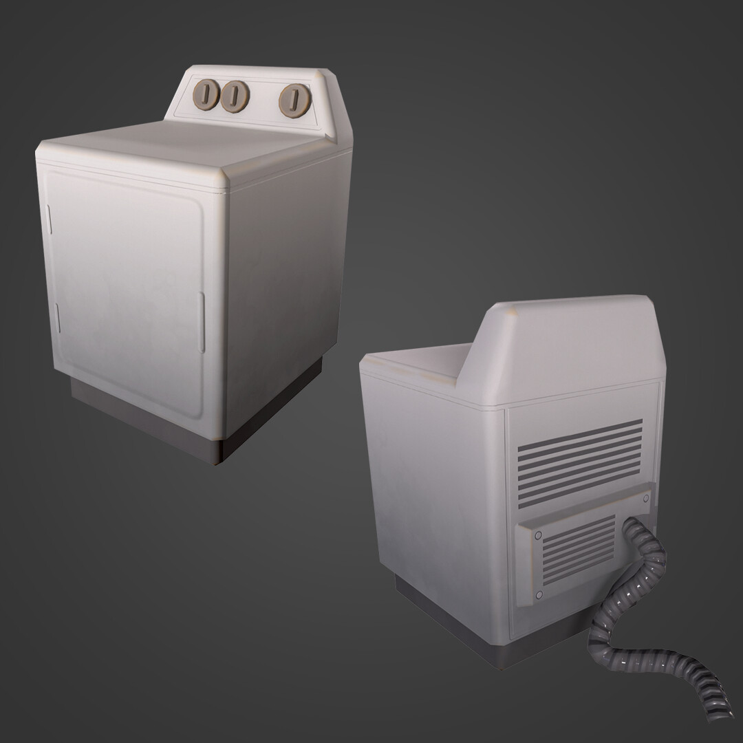 ArtStation - Stylized Washing Machine