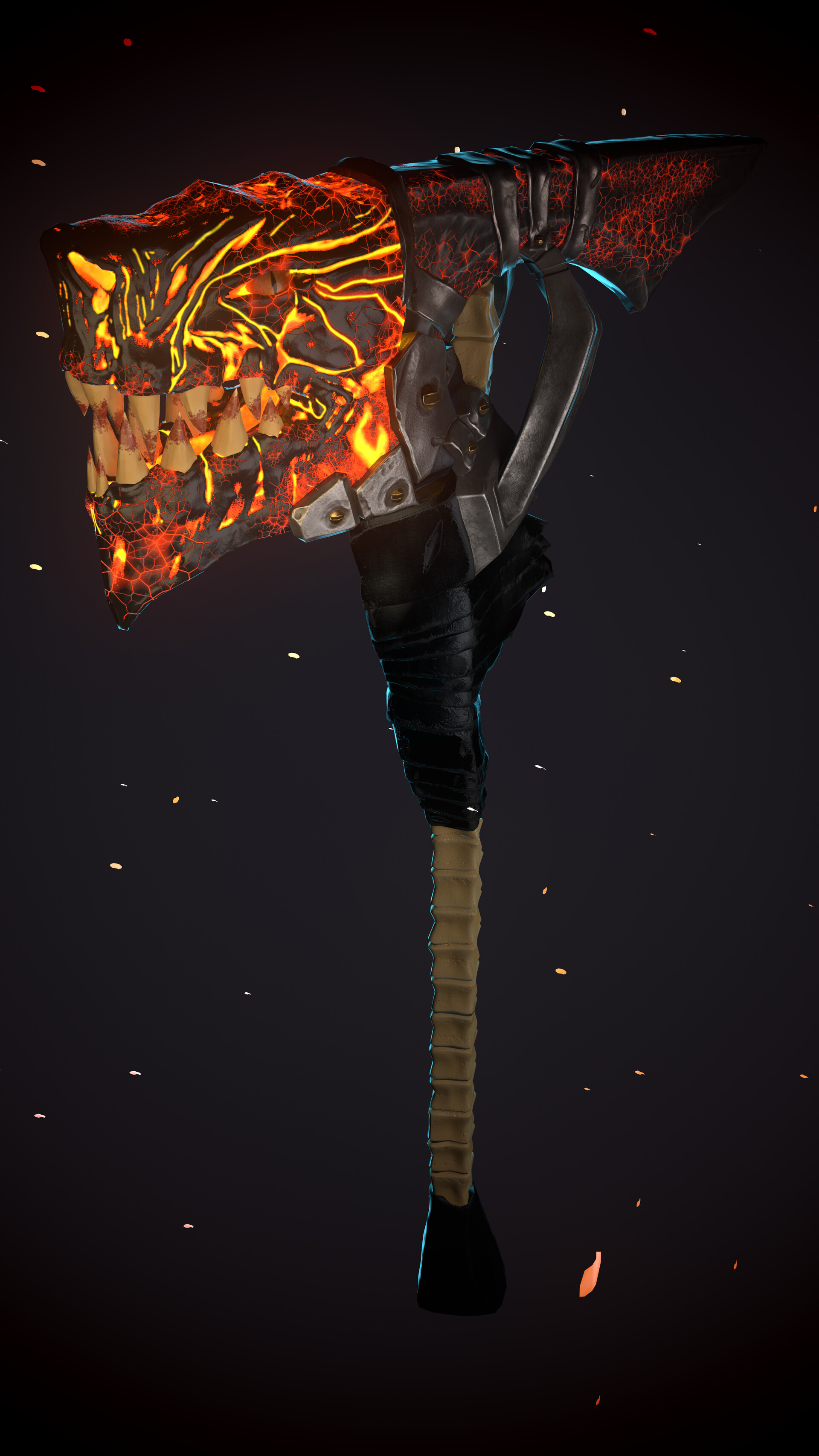 ArtStation - Dragon Mace