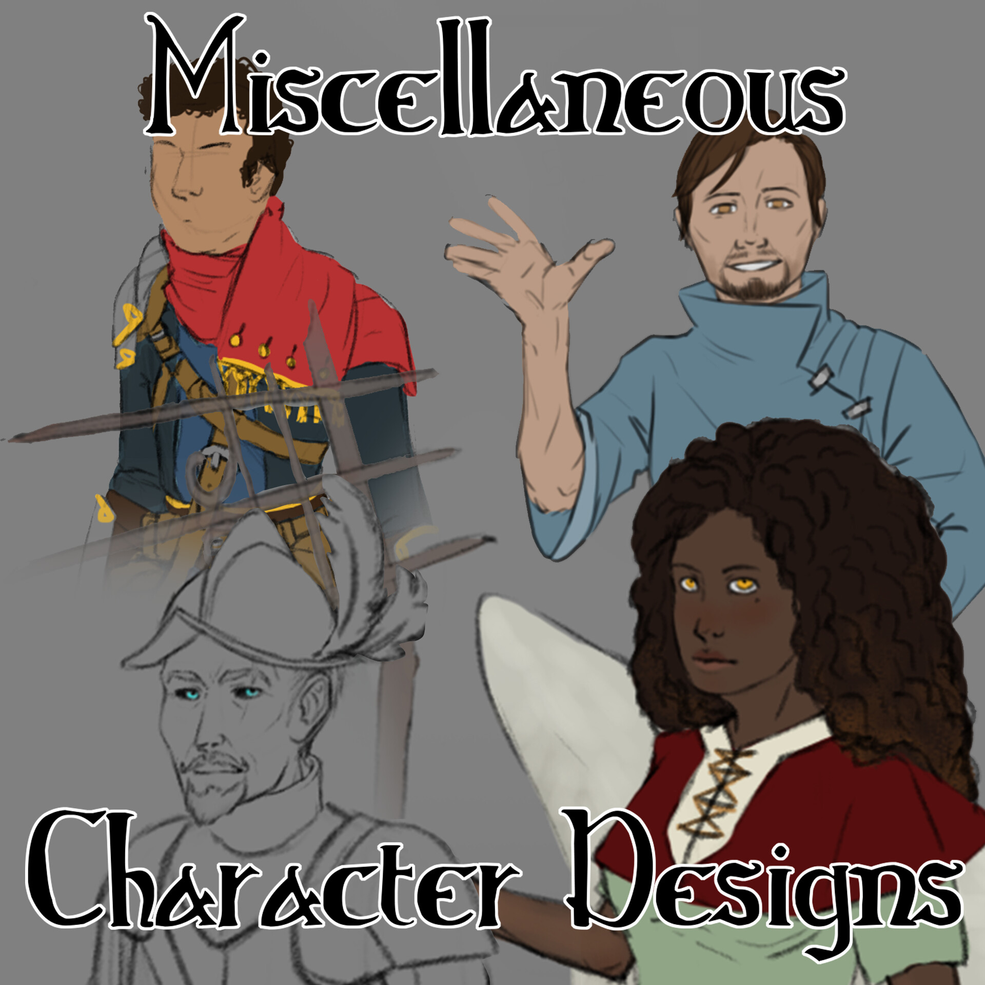 ArtStation - Miscellaneous DnD Character Designs