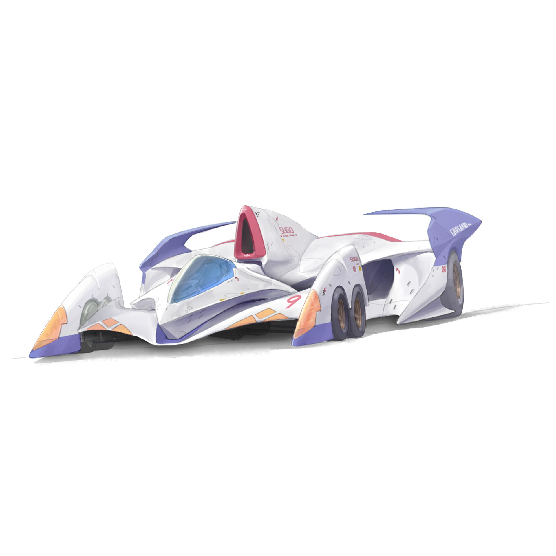 Daniel Zhao - Future GPX Cyber Formula SKetchs