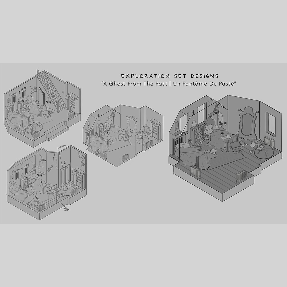 ArtStation - SET DESIGN - A ghost from the past