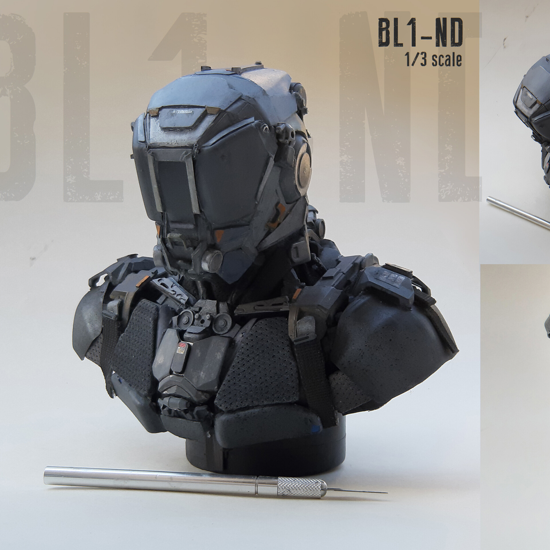 ArtStation - BL1-ND 1/3 scale Handmade Bust
