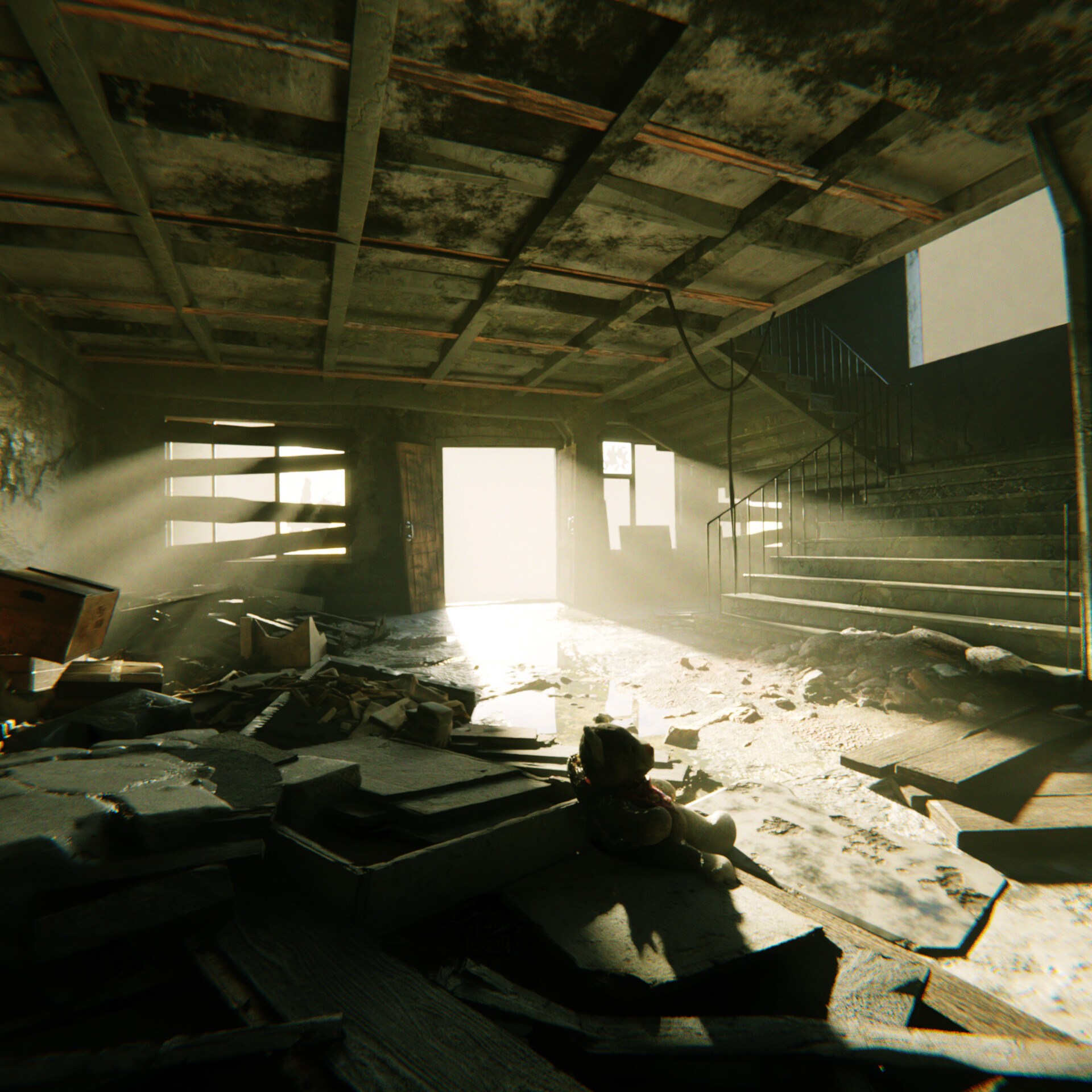 ArtStation - Abandoned Building