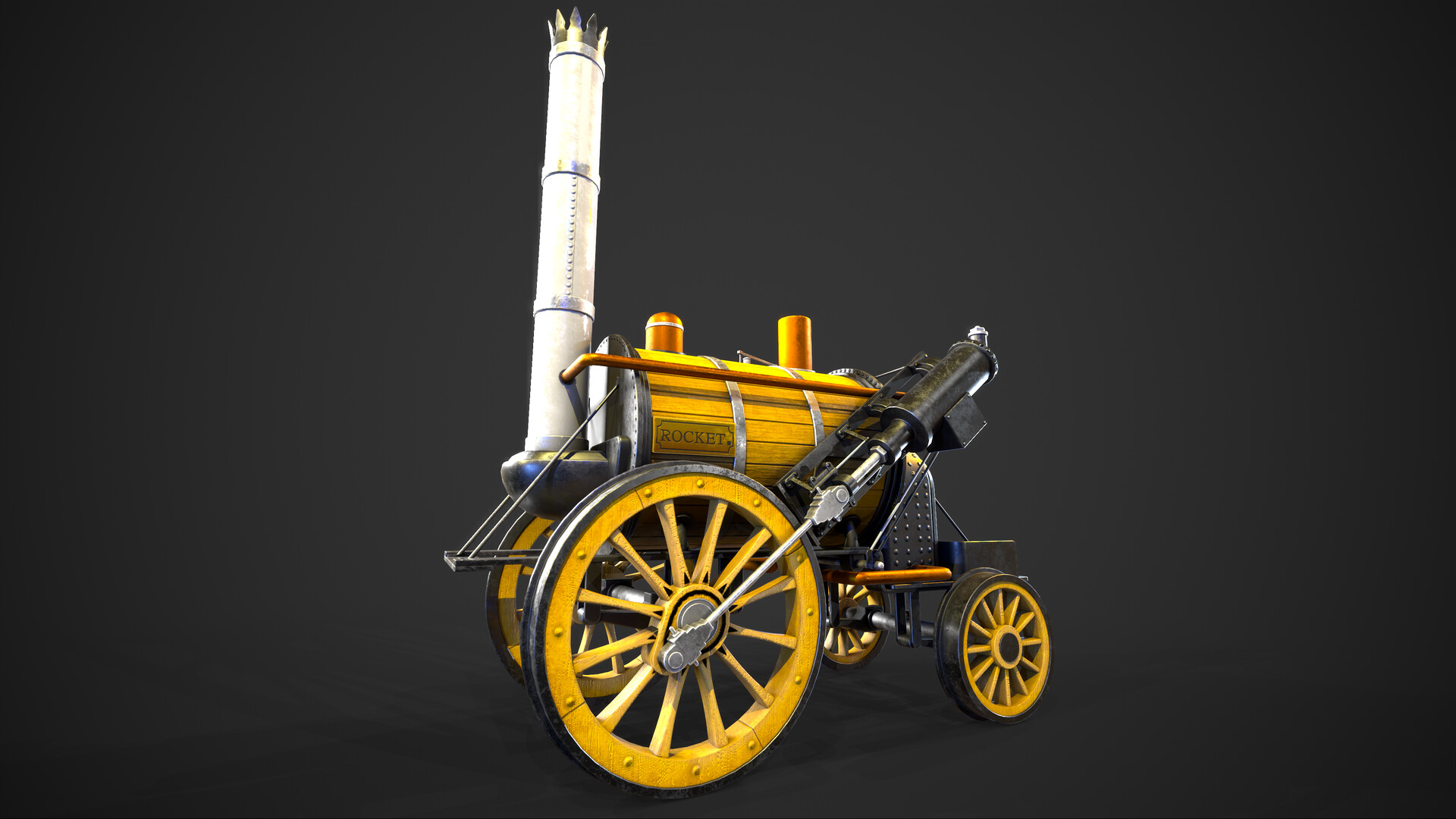 ArtStation - Stephenson's Rocket