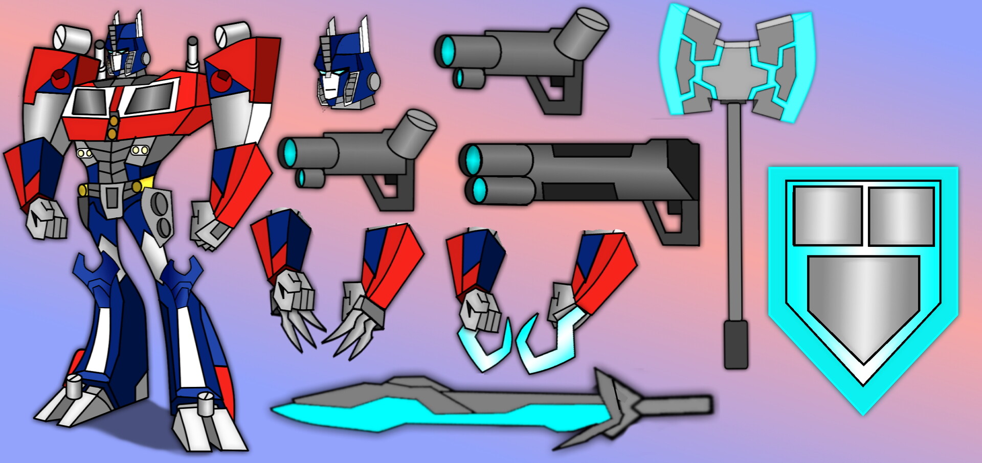 ArtStation - Transformers Animated| Delta Prime