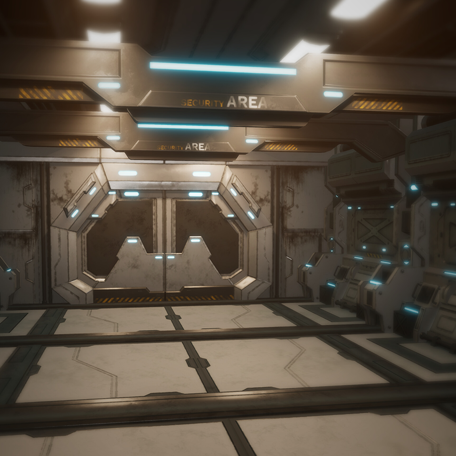 ArtStation - Modular Sci-fi Corridor