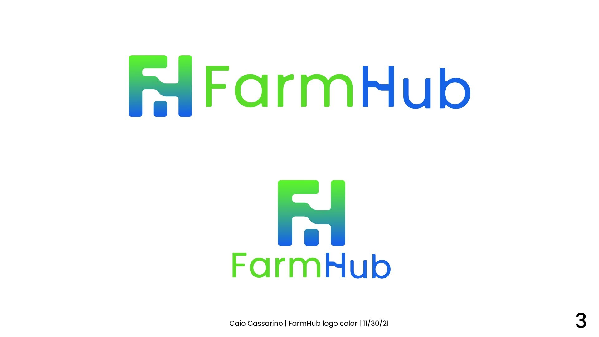 ArtStation - Farmhub Logo Design Presentation (Round 2)