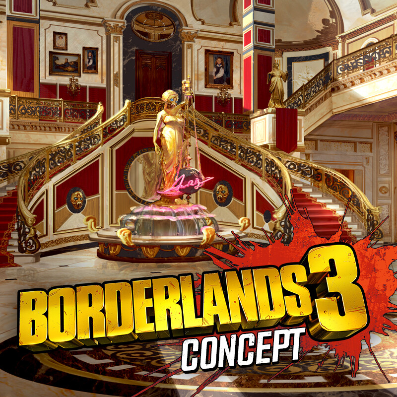 ArtStation - Borderlands 3 - Revenge of the Cartels - Interior