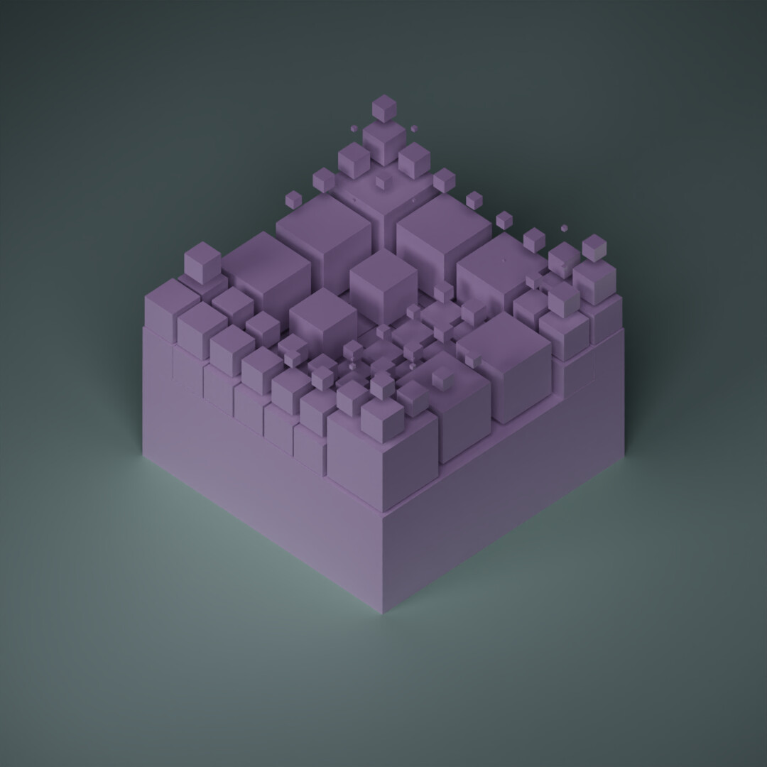 ArtStation - Animated Cube Reveal