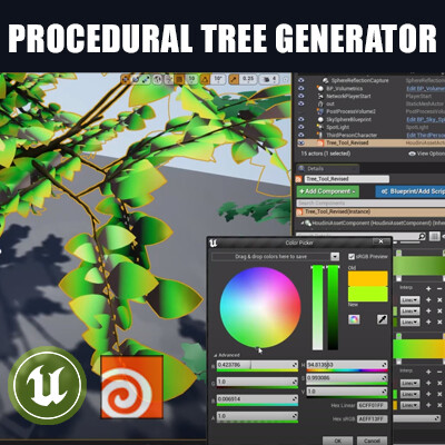 ArtStation - Houdini Procedural Tree Generator
