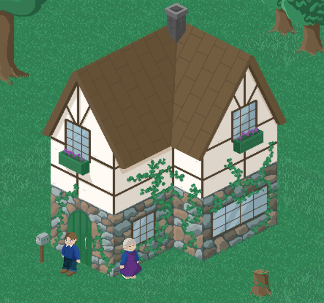 ArtStation - Isometric Cottage