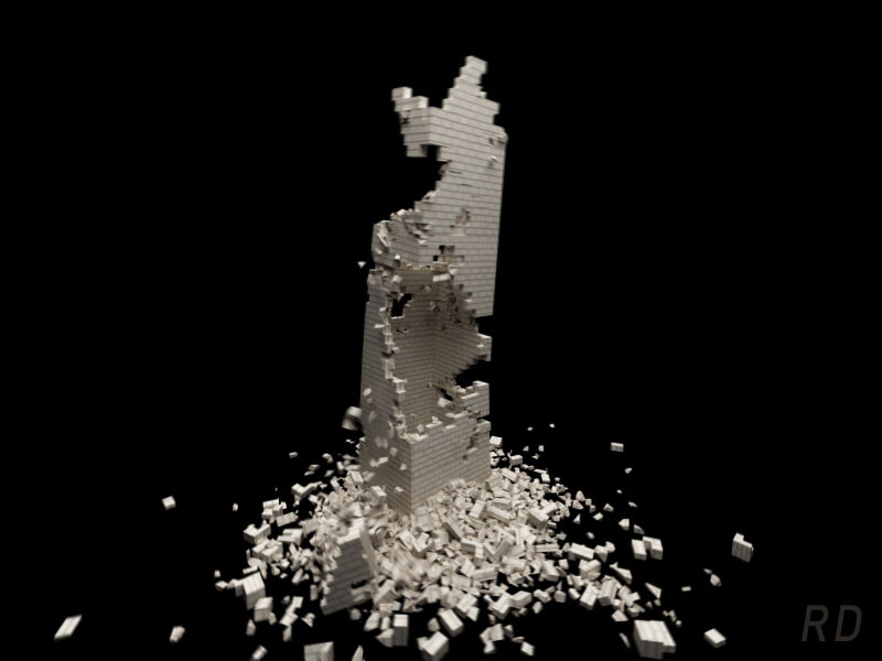 ArtStation - Tower collapse