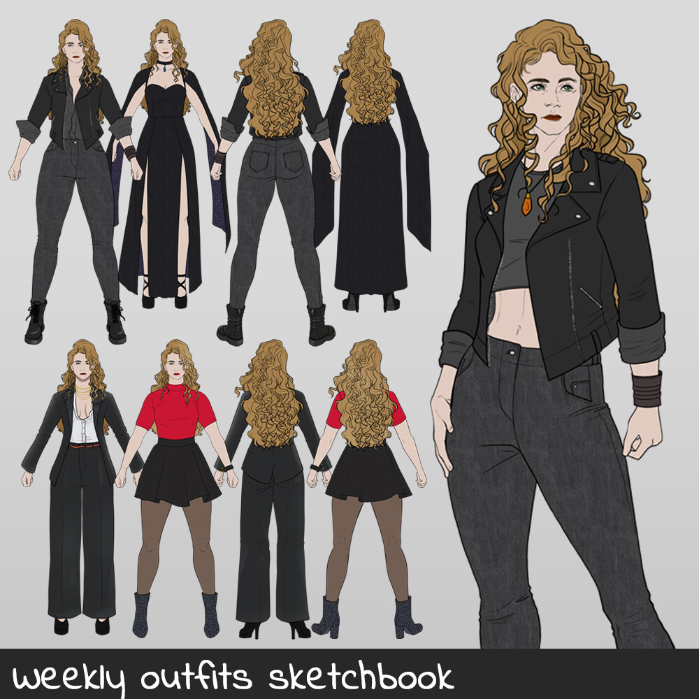 ArtStation - Weekly outfits 01