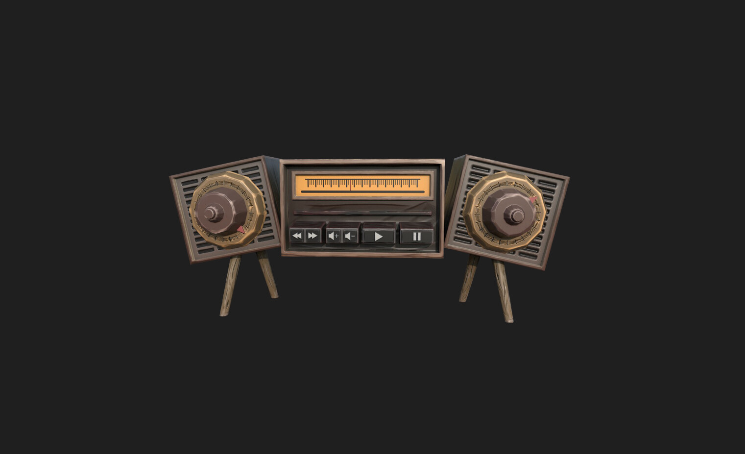 ArtStation - Radio Stylized