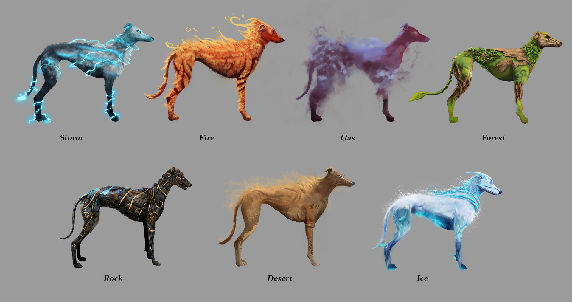 ArtStation - Fire Hound