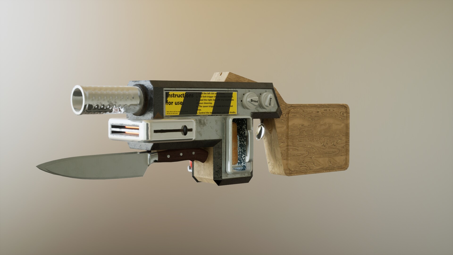 ArtStation - Kitchen Rifle