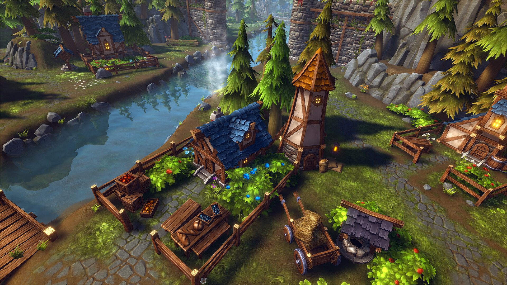 ArtStation - Modular Fantasy Village UNITY