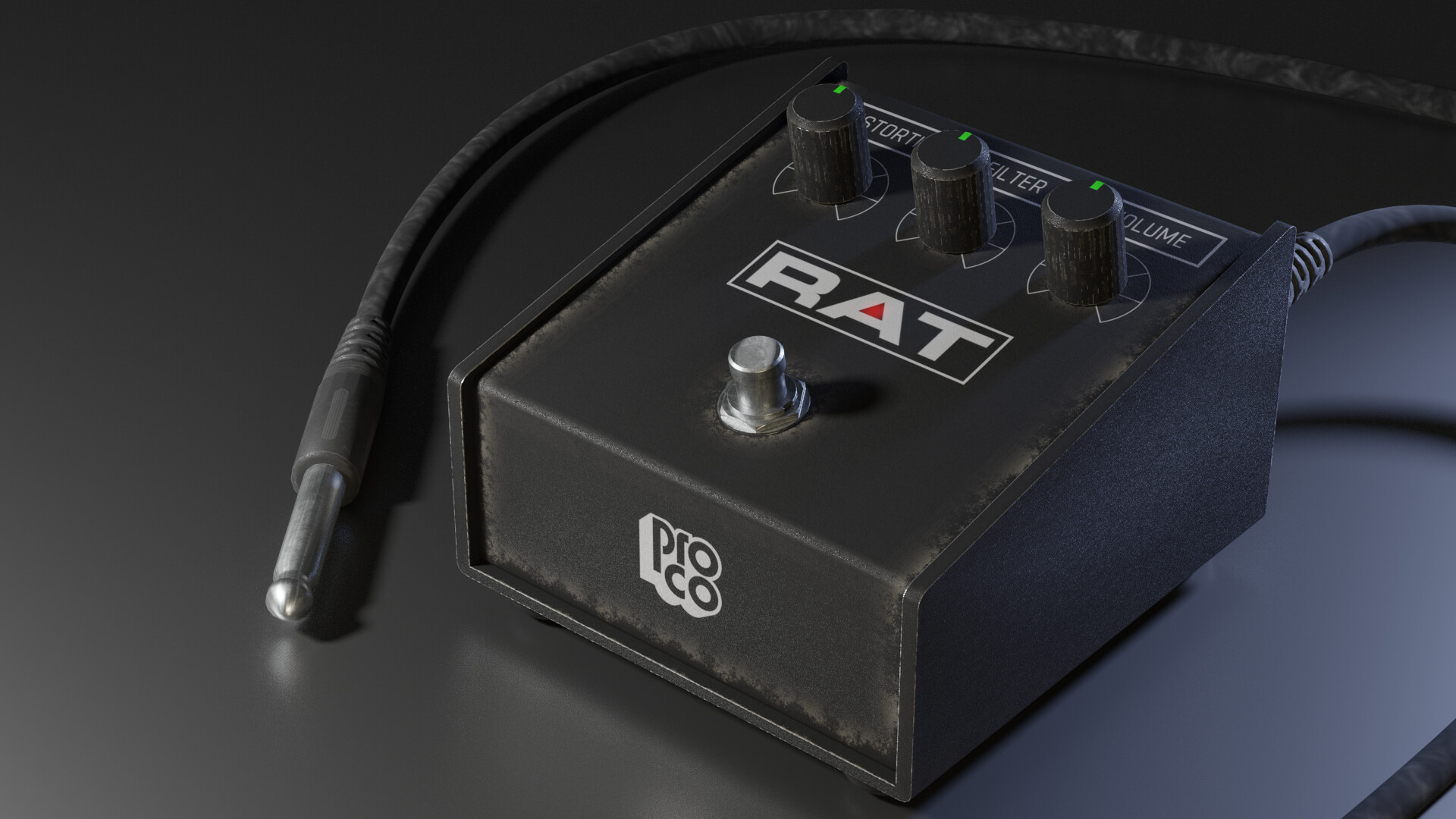 ArtStation - RAT Guitar Distortion Pedal