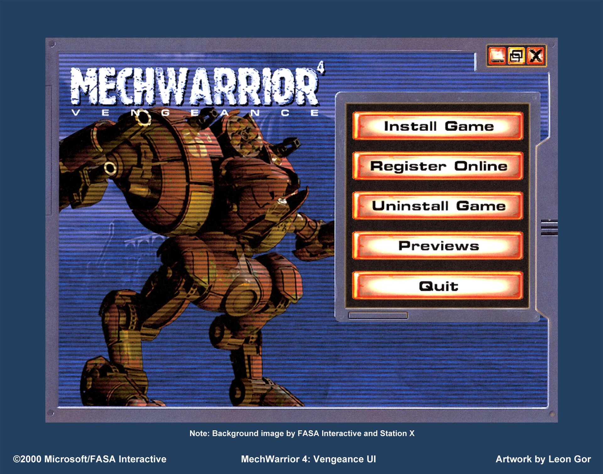 ArtStation - MechWarrior 4: Vengeance UI Work