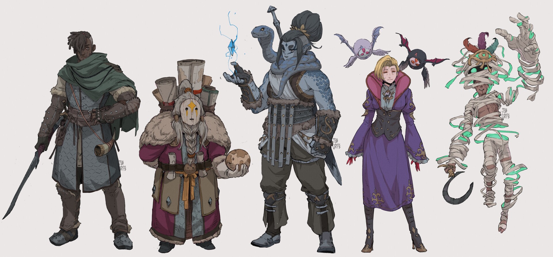 ArtStation - Daily Character Sets