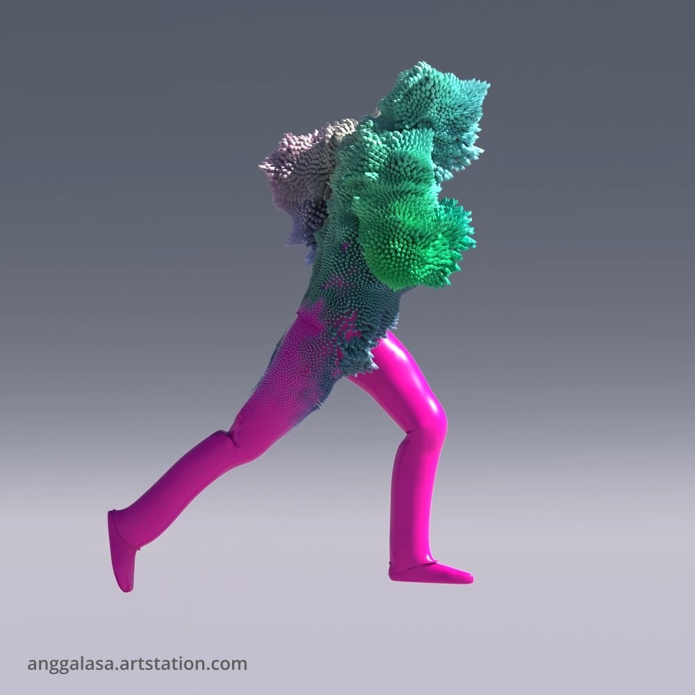 ArtStation - Geometry growth effect