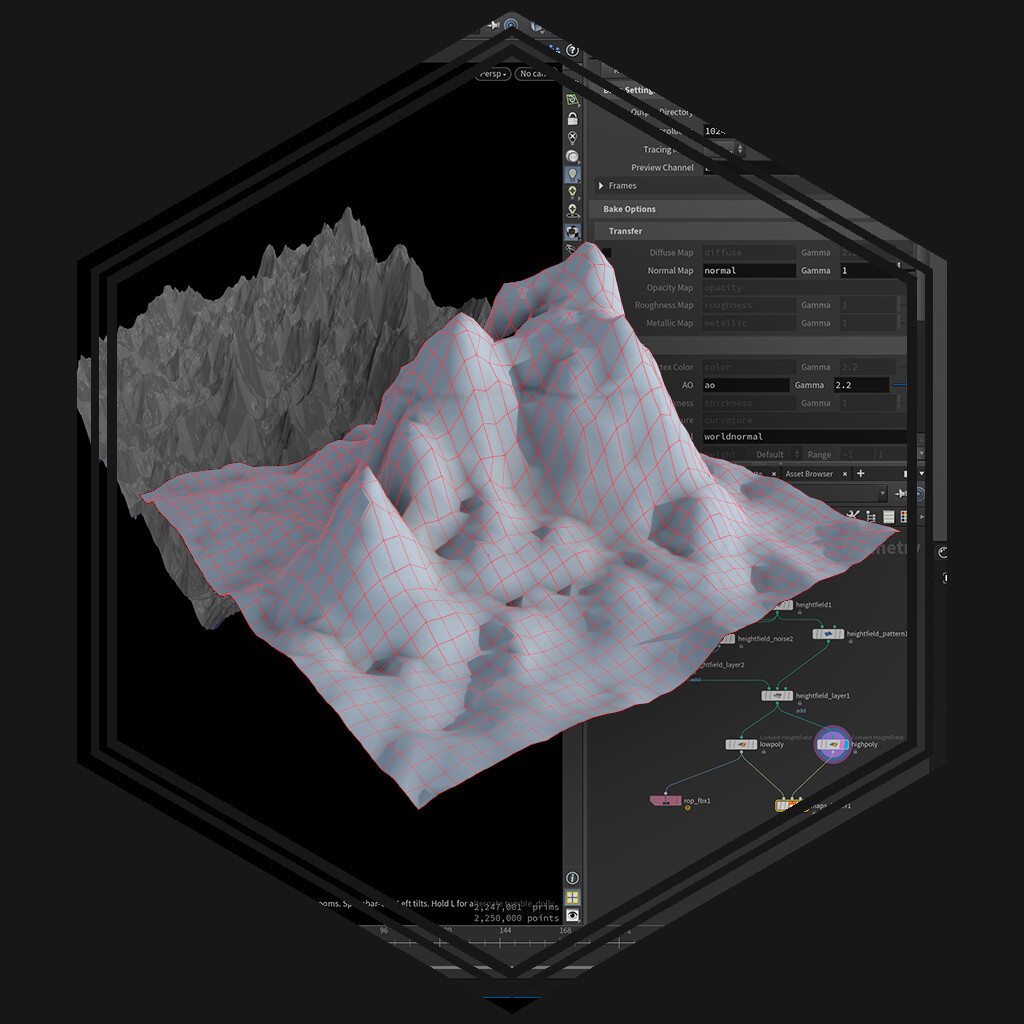 ArtStation - Low poly terrain generation