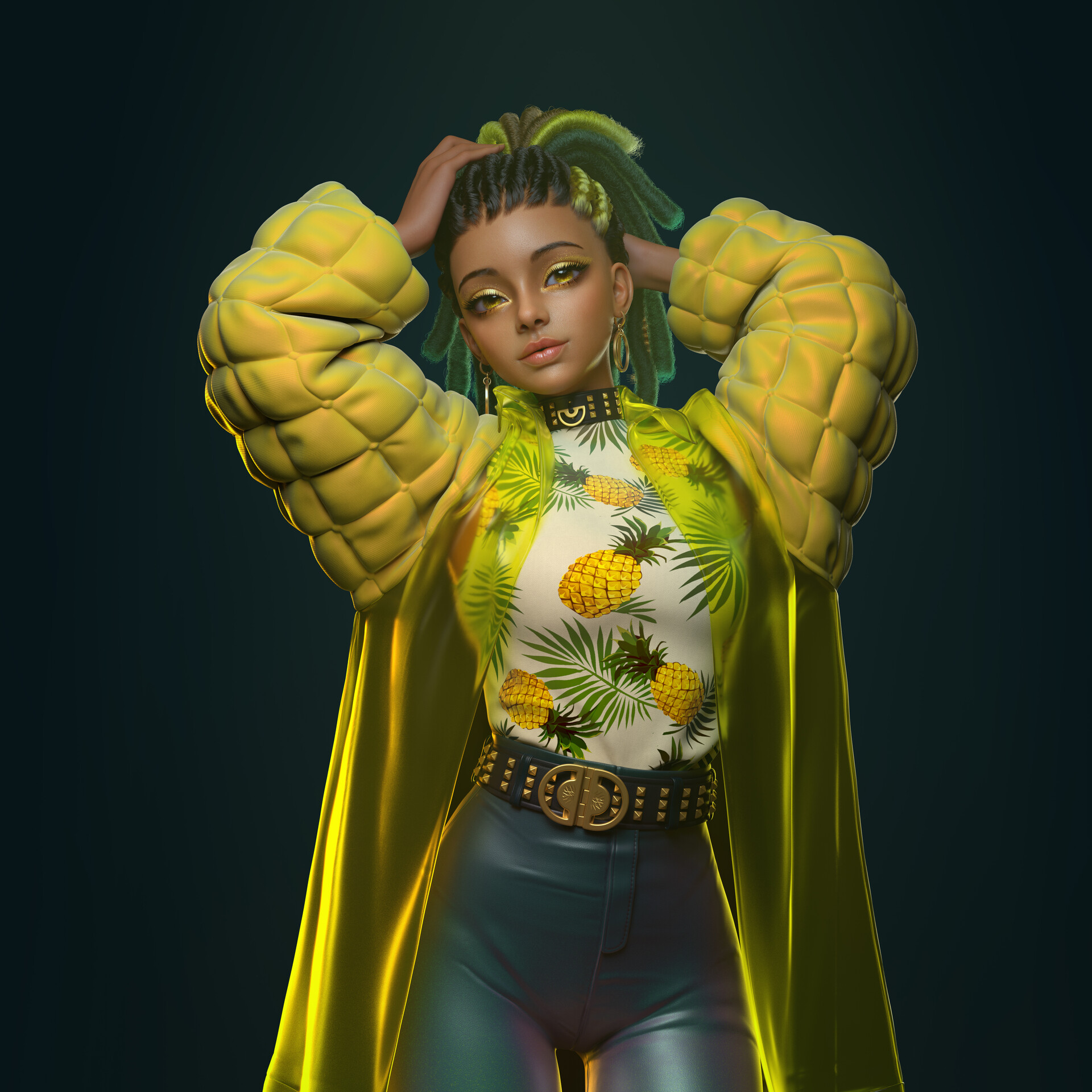 ArtStation - Pineapple girl