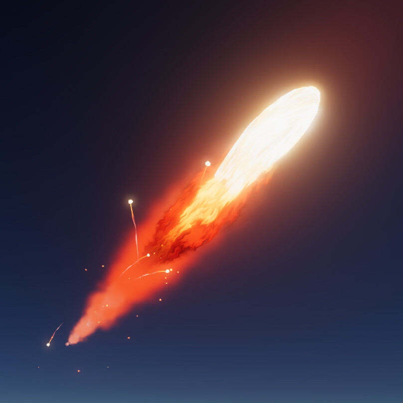 ArtStation - VFX practice (fire projectiles)