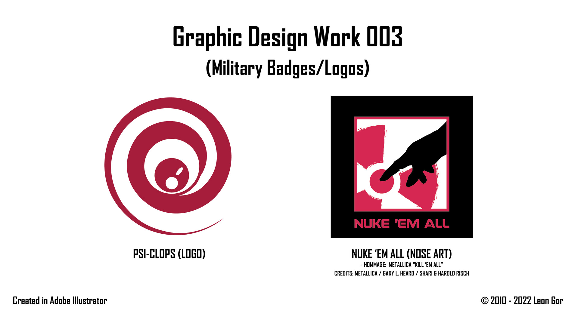 ArtStation - Graphic Design Work 003 - Heavy Metal Design