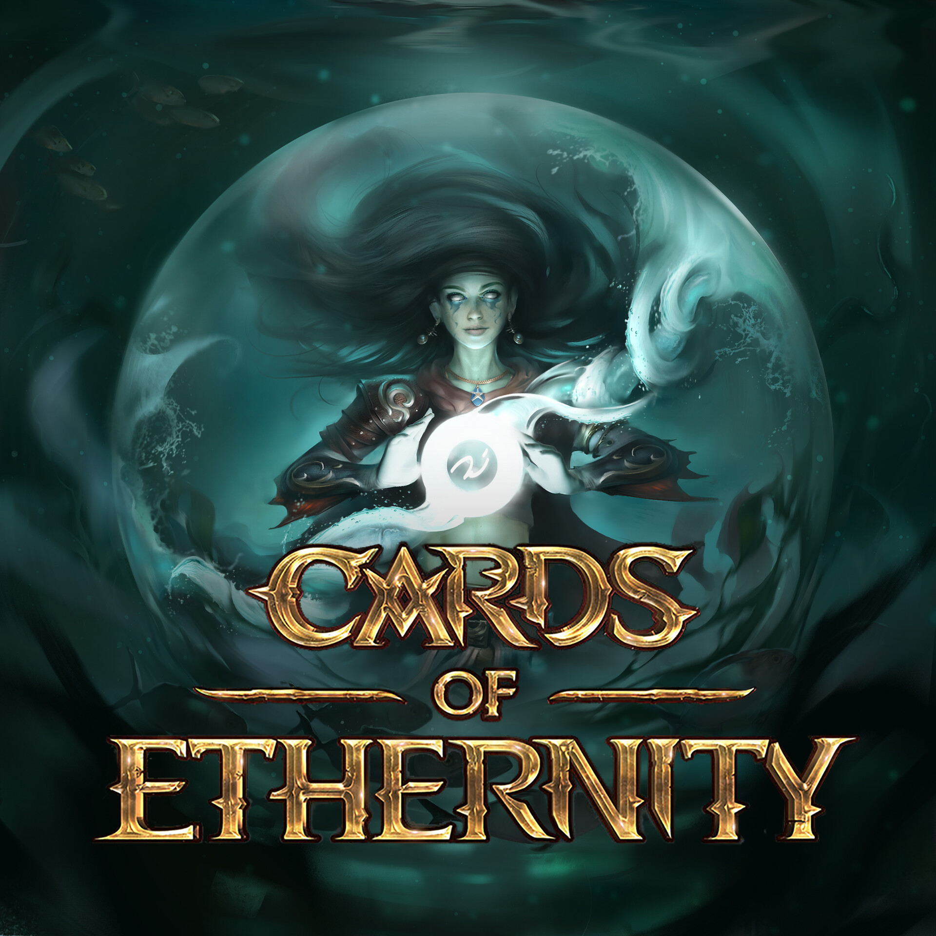 ArtStation - Water Siren's Tear - Spell Card - Cards of Ethernity