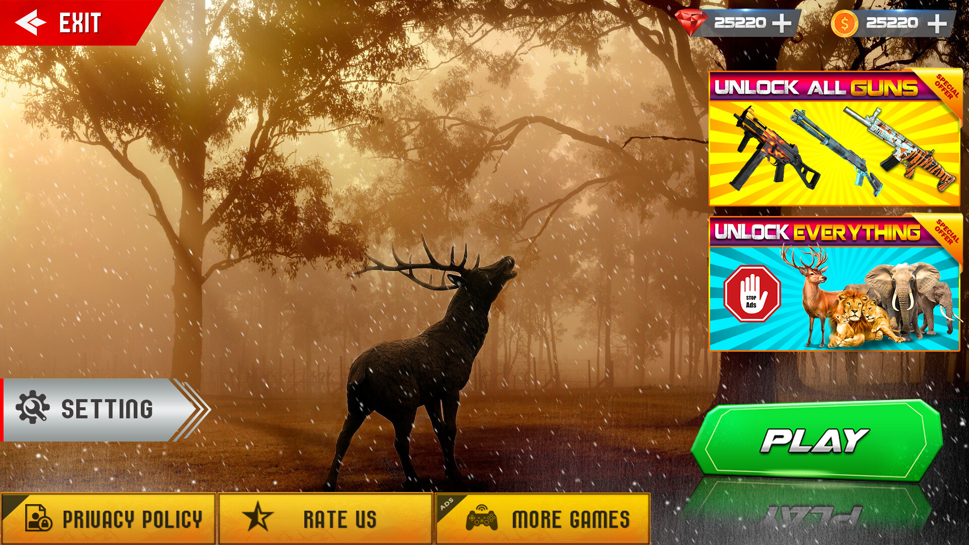 ArtStation - Hunting Game Ui uX Design For Games And Apps