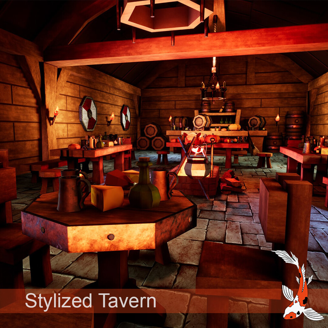 ArtStation - Stylized_Tavern