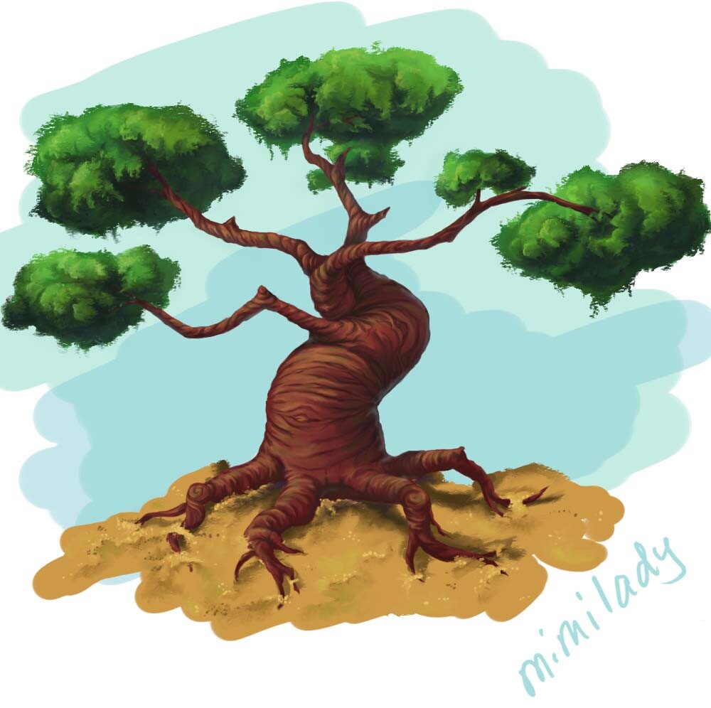 ArtStation - Tree Concept Art