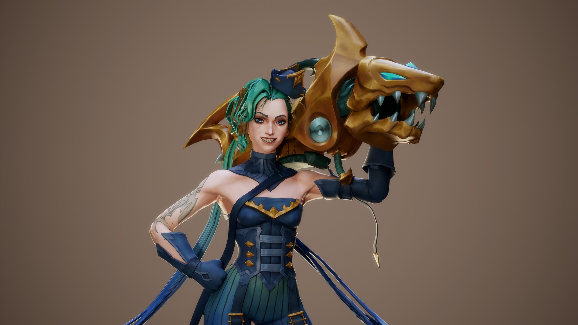 ArtStation - Dark Waters Jinx - Fanskin