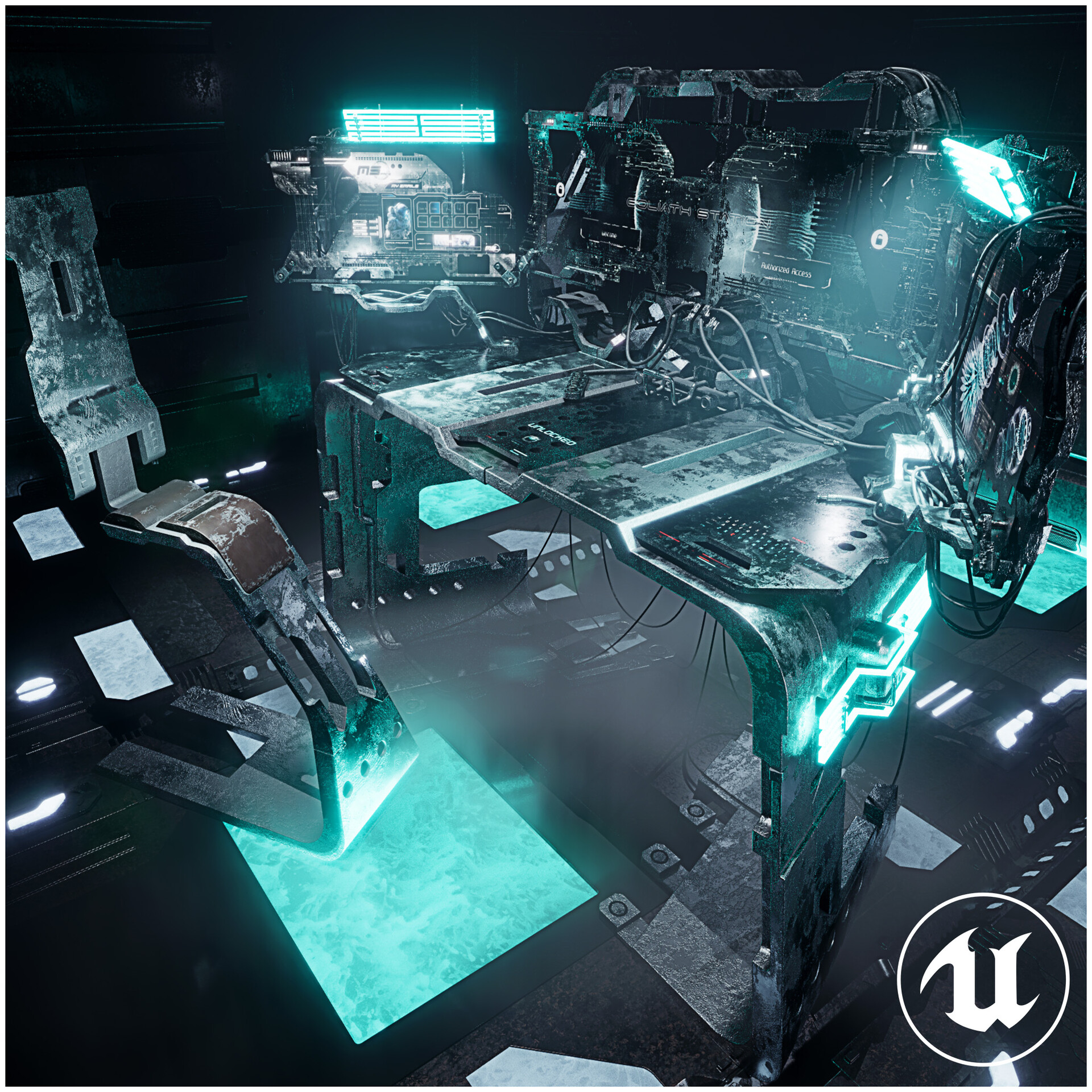ArtStation - Goliath Sci-Fi Work Station | Trailer