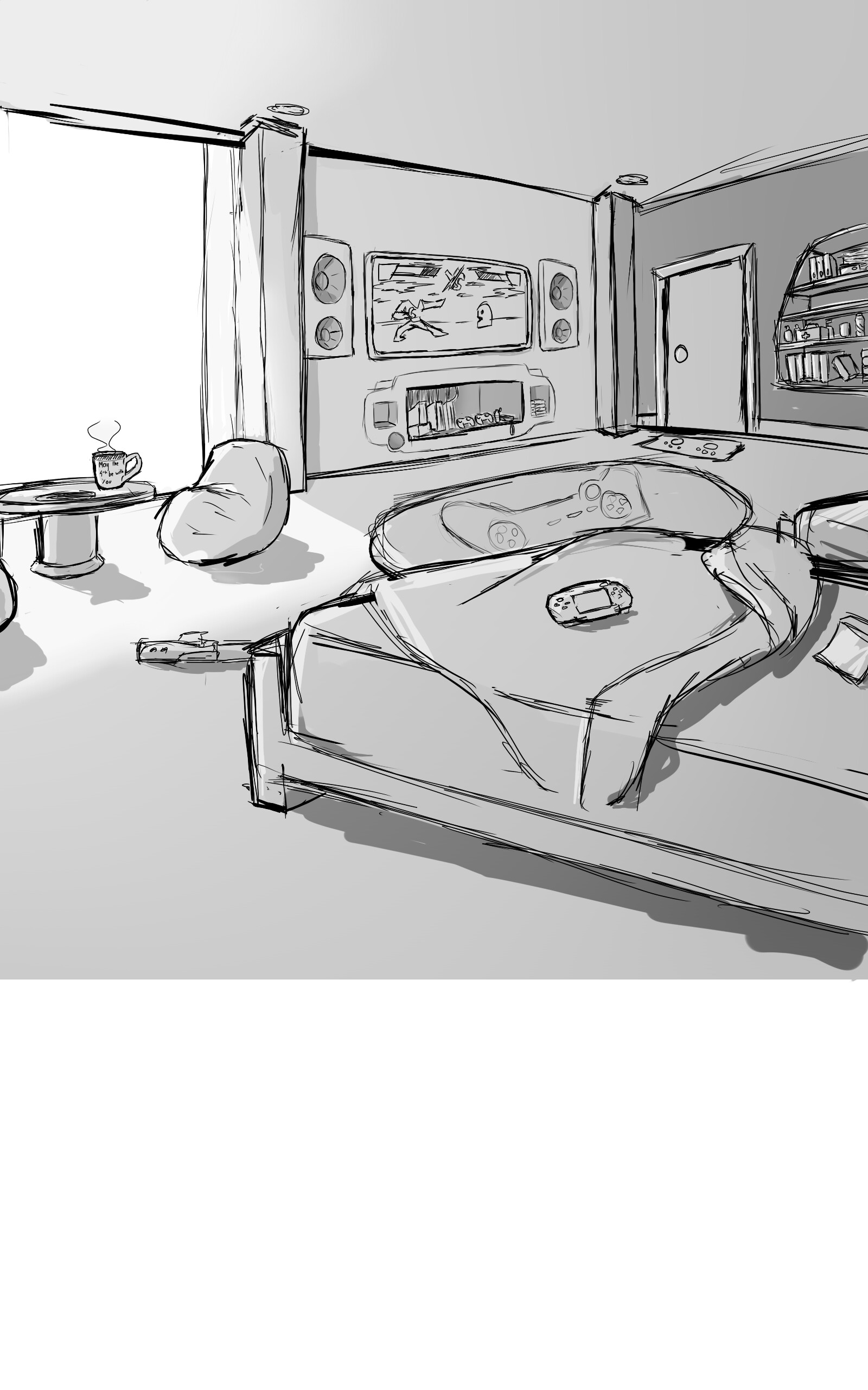 ArtStation - Room Concept Art