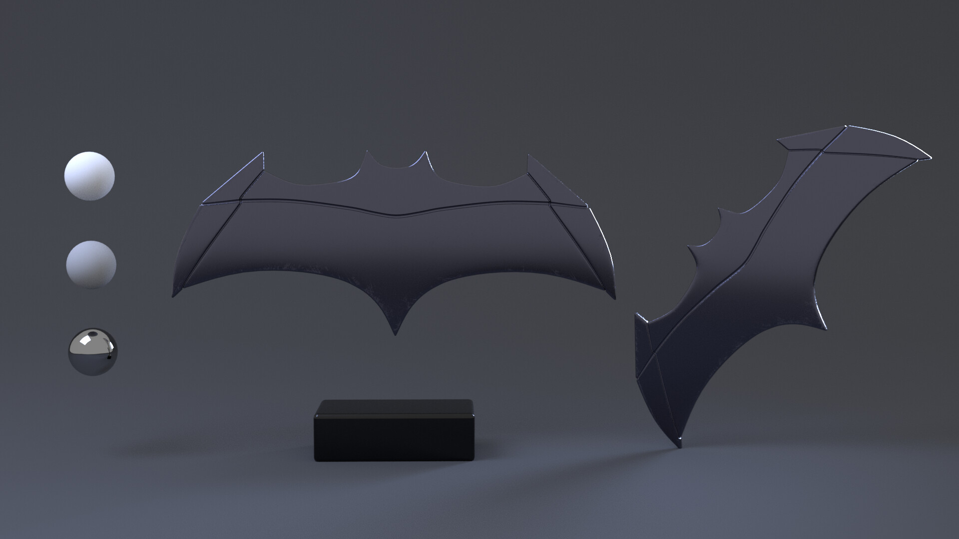 ArtStation - Batarang Batman Weapon - Modeling & Rendering Practice