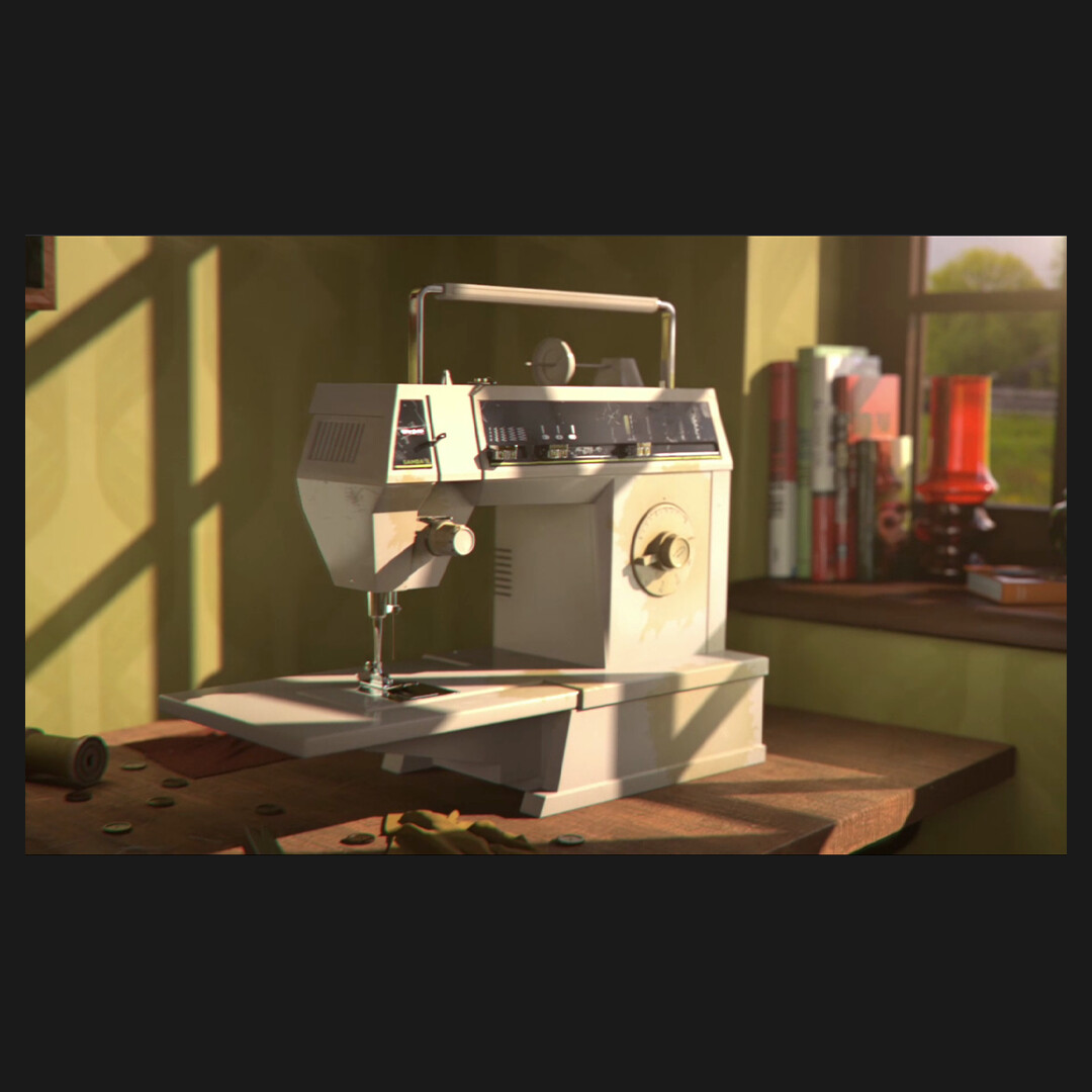 ArtStation - Sewing Machine Timelapse
