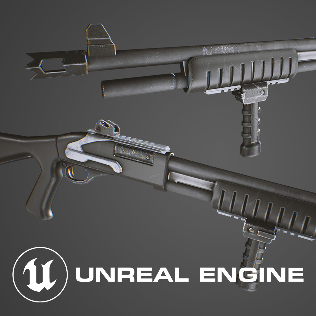 ArtStation - Model 680 Shotgun - Modern Warfare
