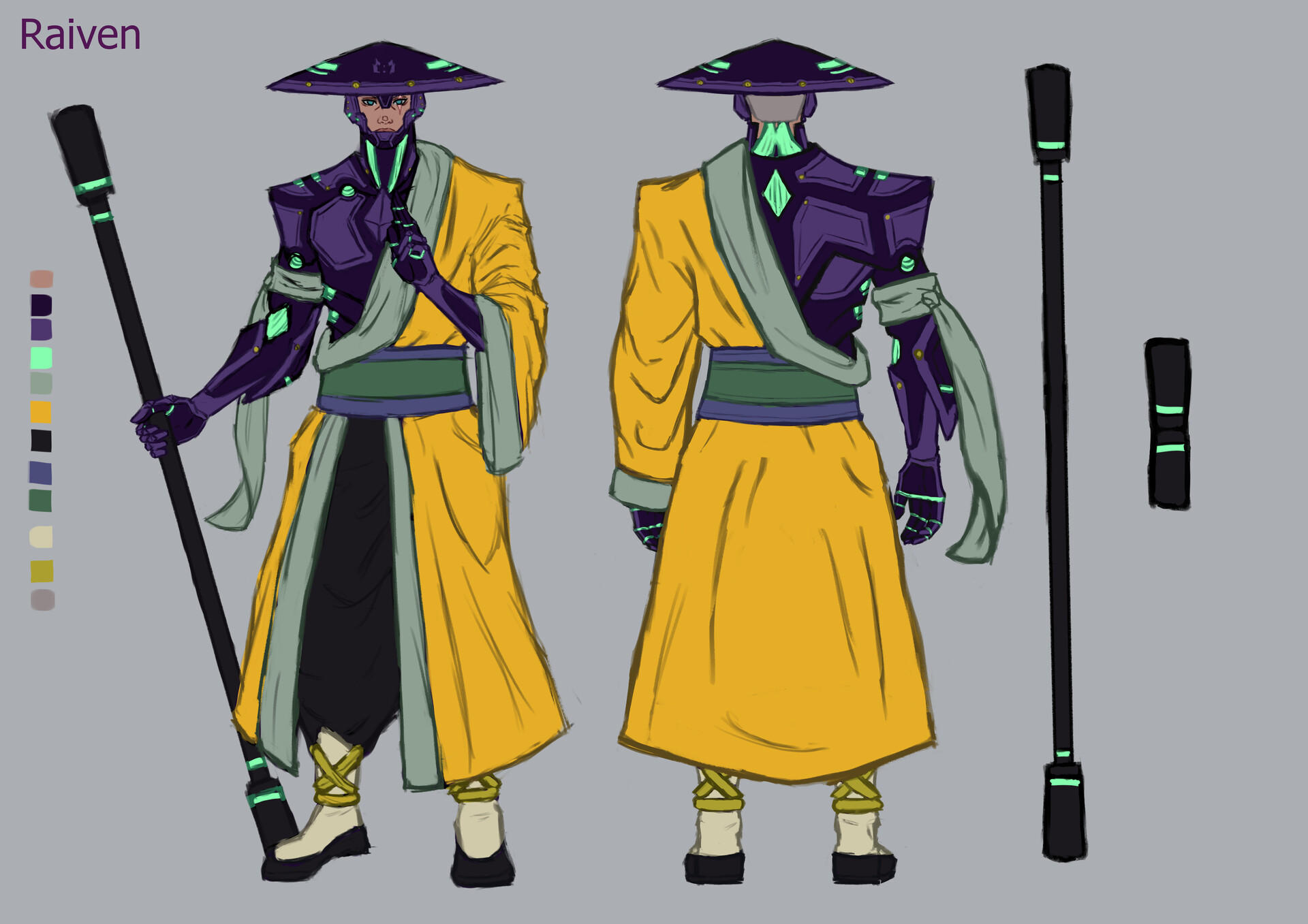 ArtStation - Raiven Character concept