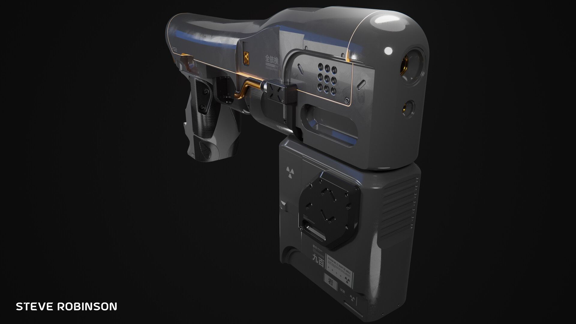 ArtStation - エネルギーピストル | Energy Pistol | T3RMIGHT™ Industries