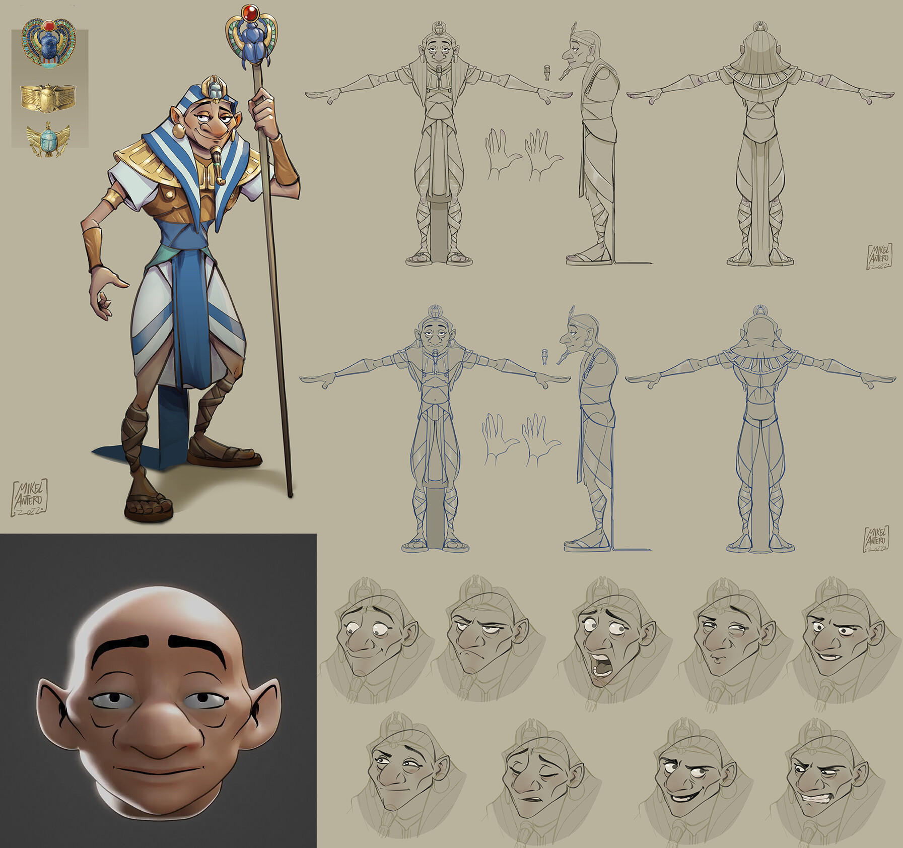 ArtStation - CHARACTER PRODUCTION PROCESS