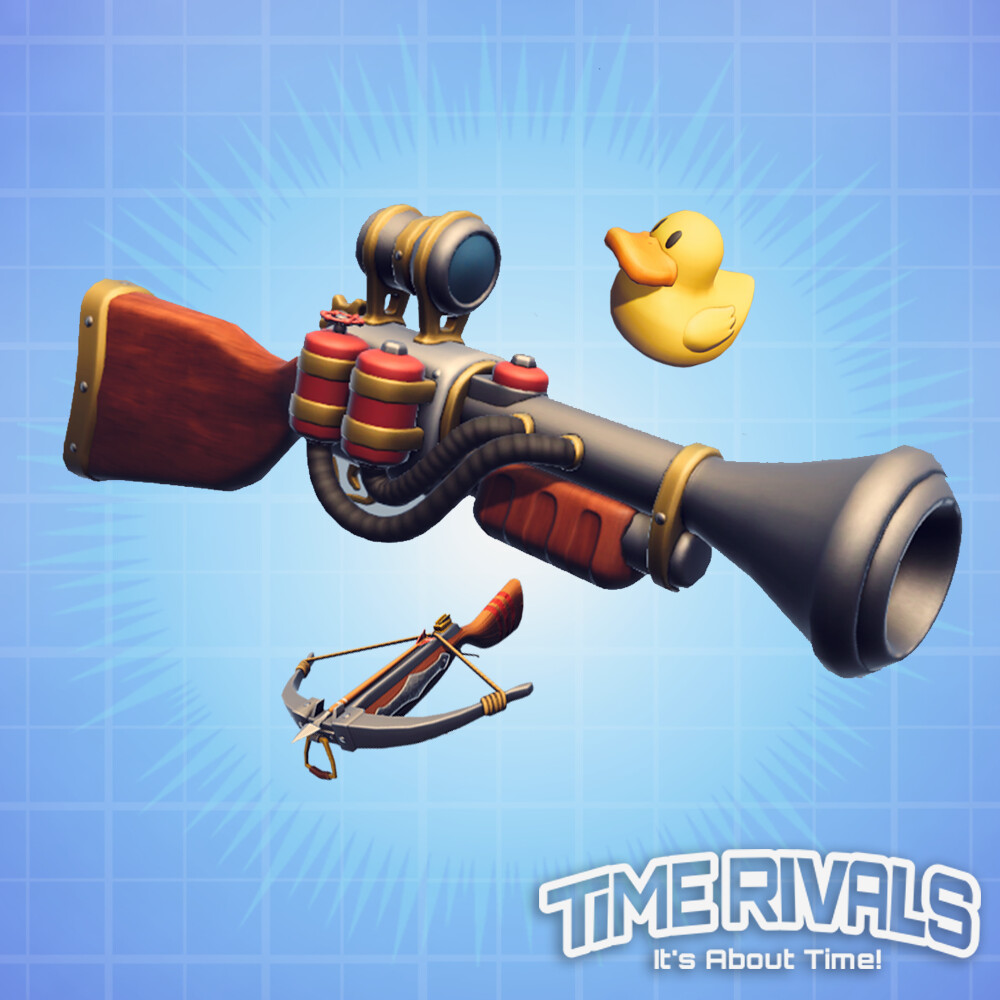 ArtStation - Time Rivals - Weapons and Props