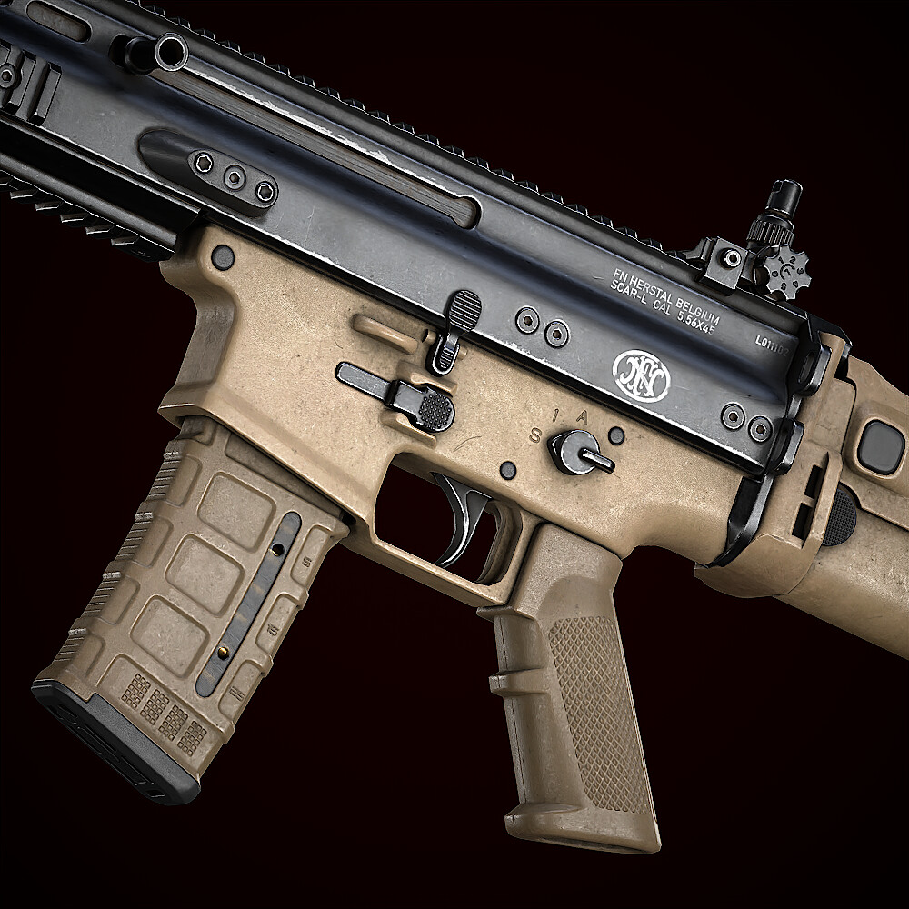 ArtStation - FN SCAR-L / MK16S