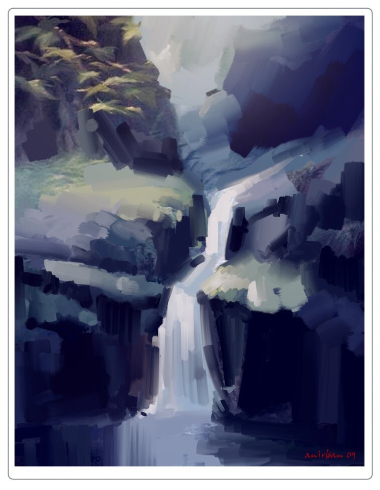 ArtStation - Water_Fall_2D