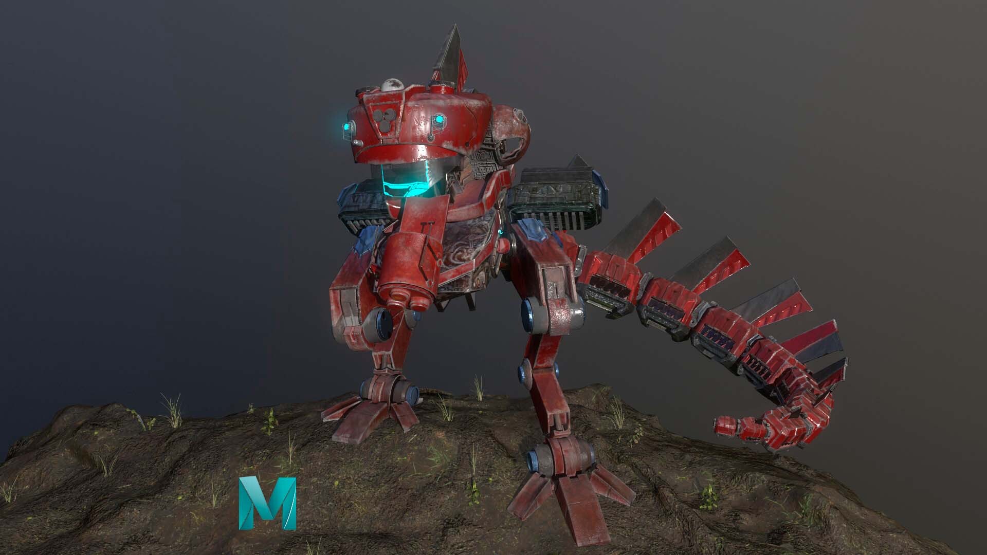 ArtStation - T-Rex Mech 3D Model