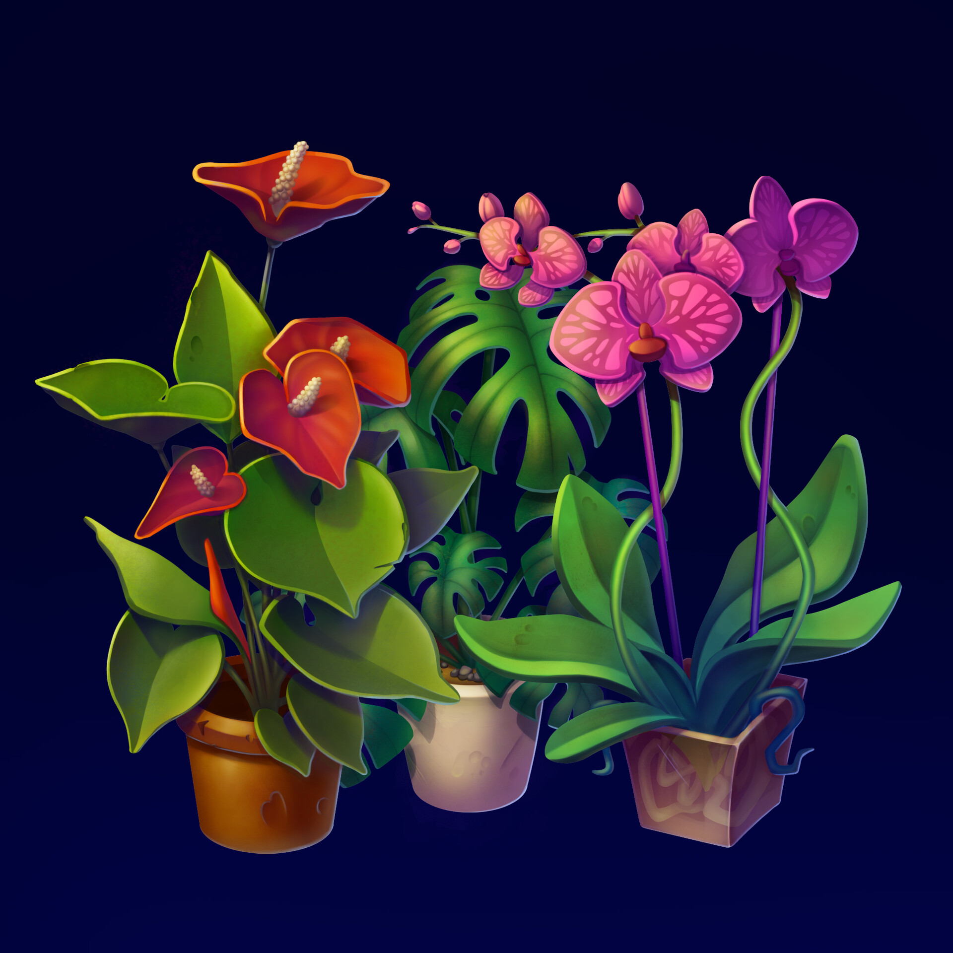 ArtStation - Plant prop concepts