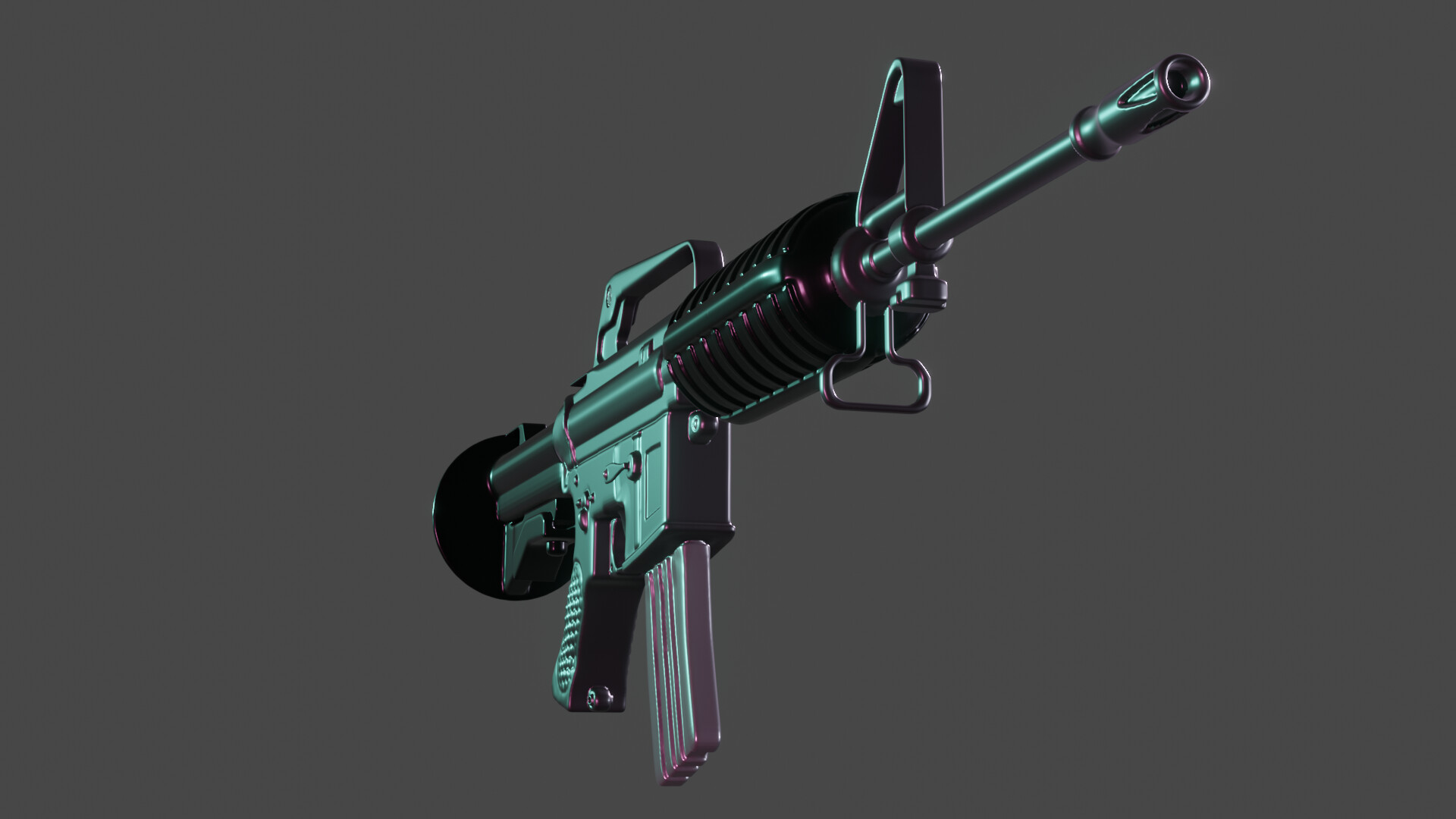 ArtStation - m16 high poly model