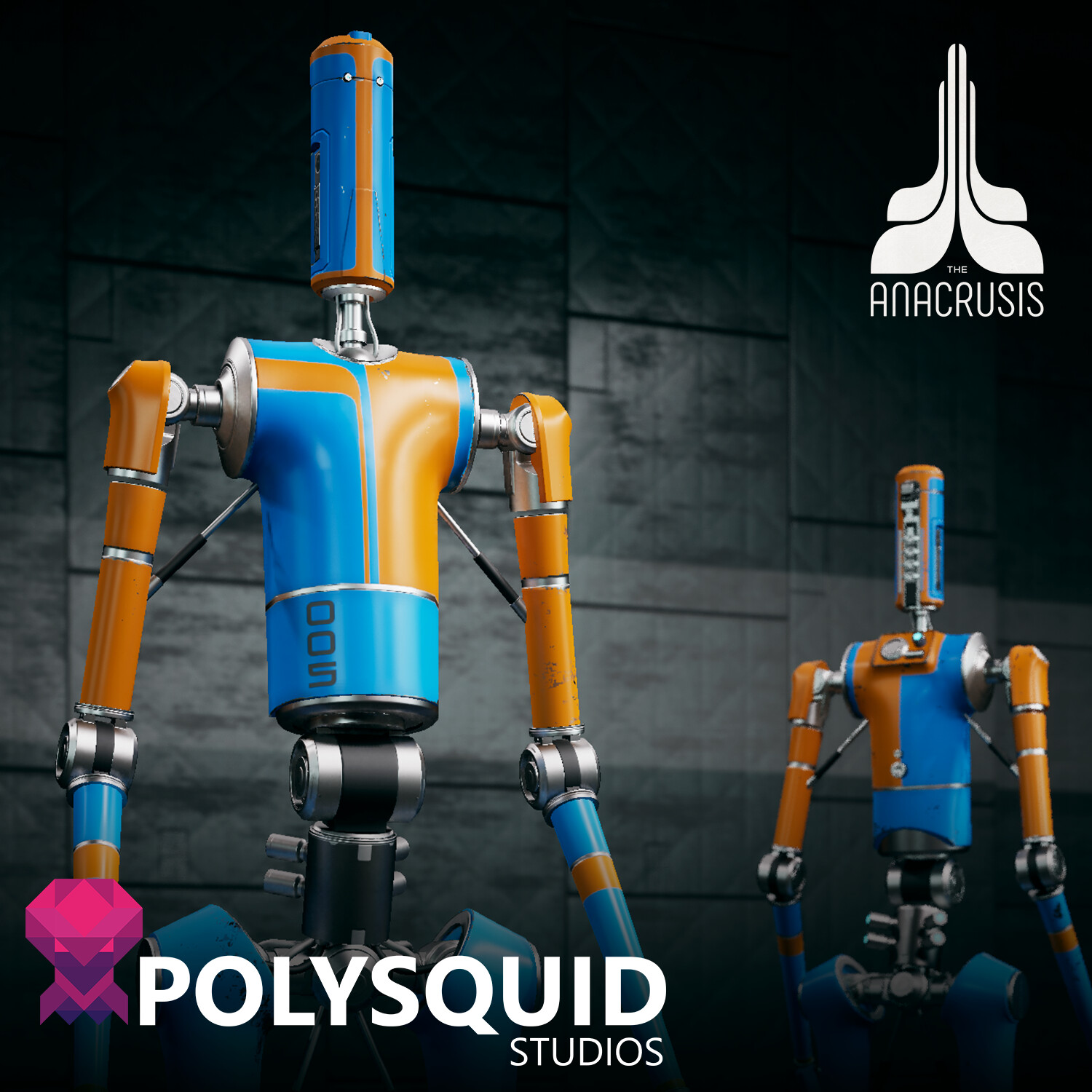 ArtStation - Humanoid Robot - Anacrusis