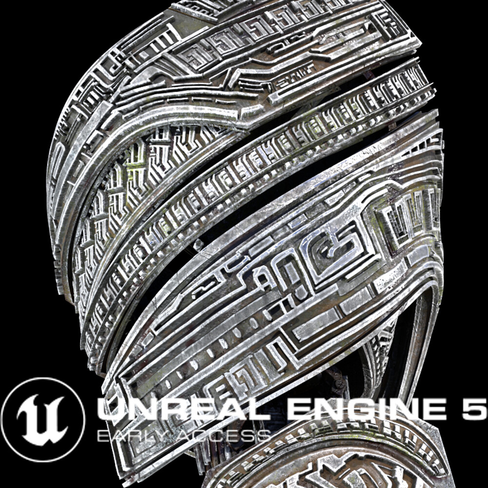 ArtStation - UE5 Early Access Giant Robot - The Ancient one - Left Arm